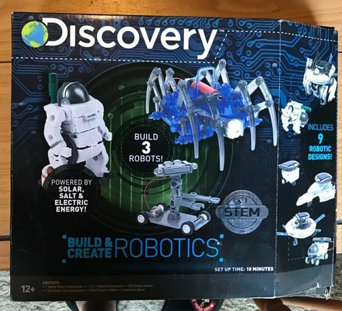 DISCOVERY BUILD AND CREATE ROBOTICS W/ 9 ROBOT DESIGNS- Open Box | eBay