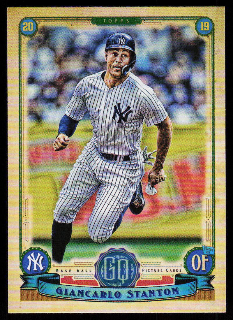 2019 Topps Gypsy Queen Giancarlo Stanton #10 BASEBALL New York Yankees ...