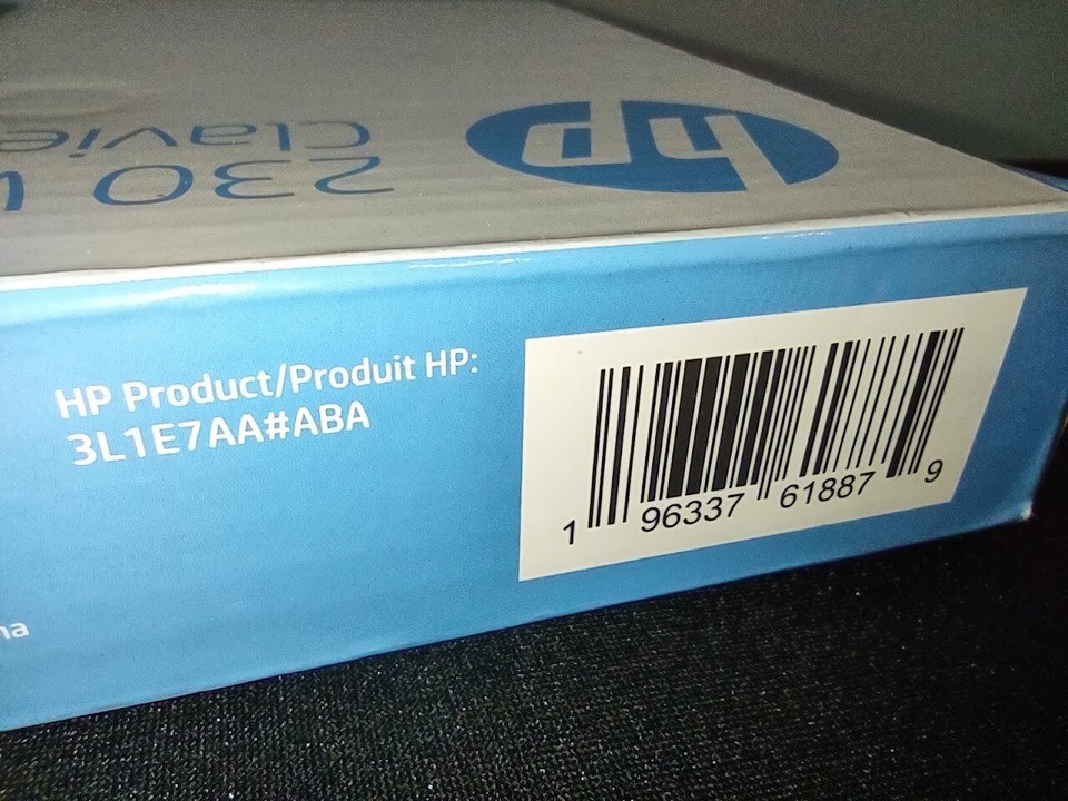 HP 230 Wireless Keyboard Windows 11 10 Chrome OS QWERTY Dongle 3L1E7AA# ...