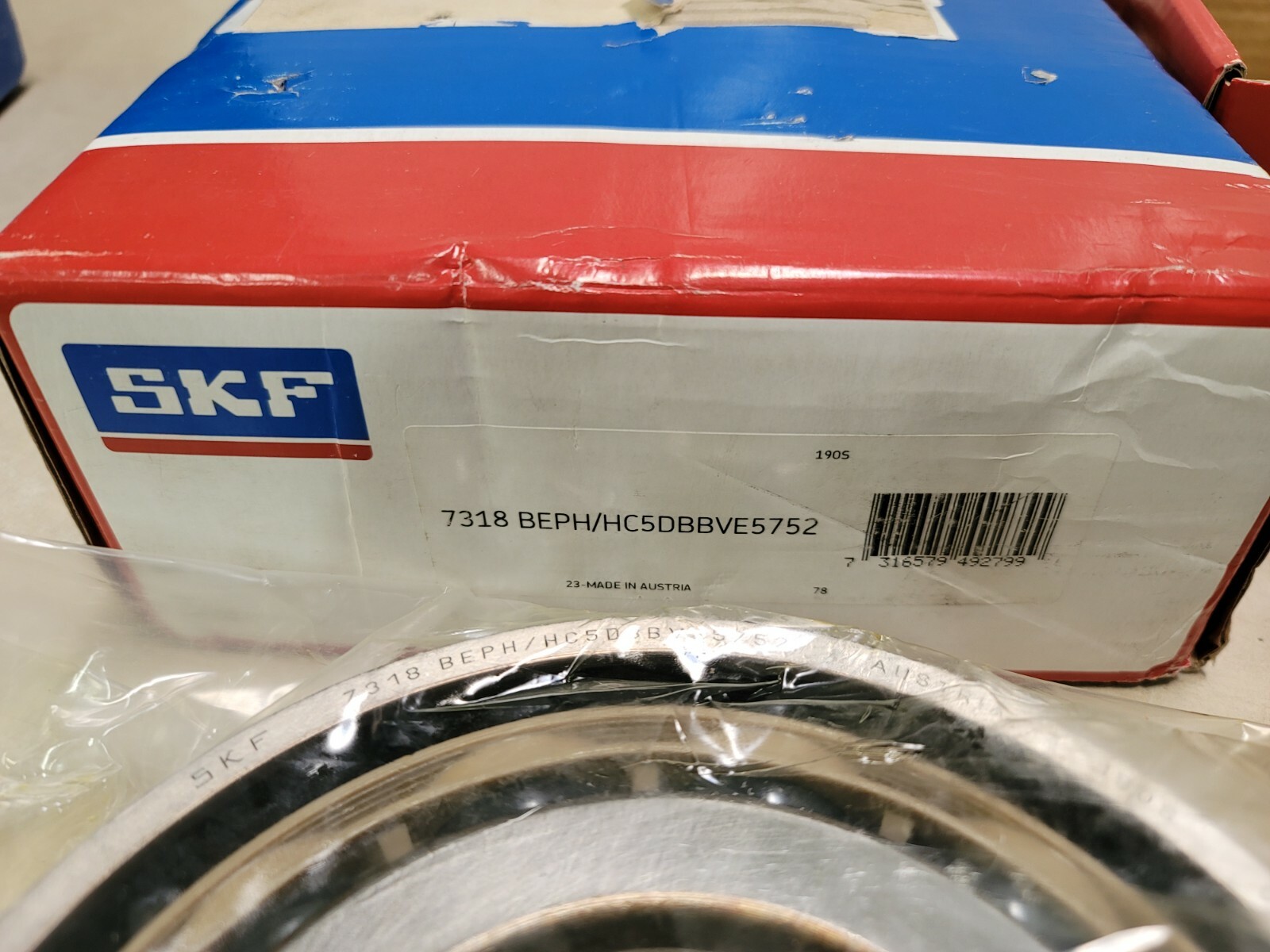 7318 BEPH/HC5DBBVE5752 - SKF - ANGULAR CONTACT BALL Bearings NOB | eBay