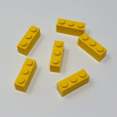3622 LEGO Parts Brick 1x3 YELLOW (6) | eBay