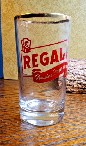 Vintage Regal Beer Shell ACL glass | eBay