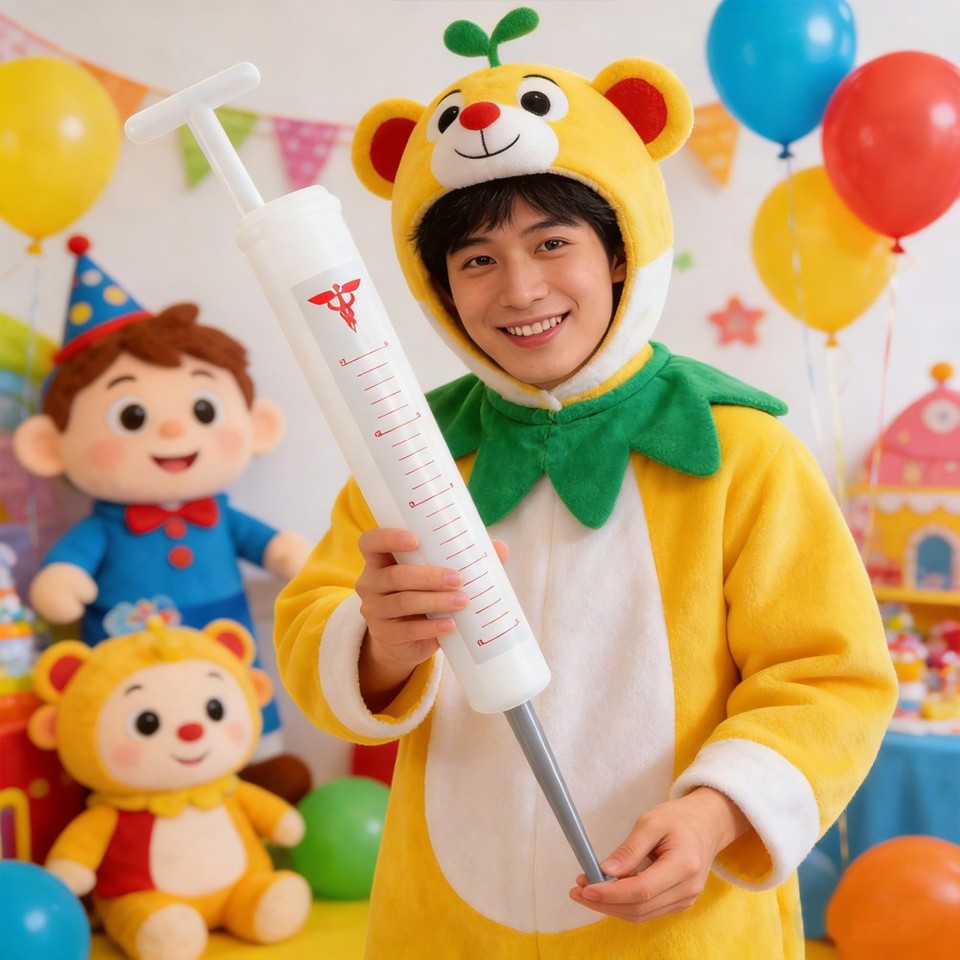 2 Pcs Exaggerated Large Syringe Nurse Cosplay Thermometer Doctor ...