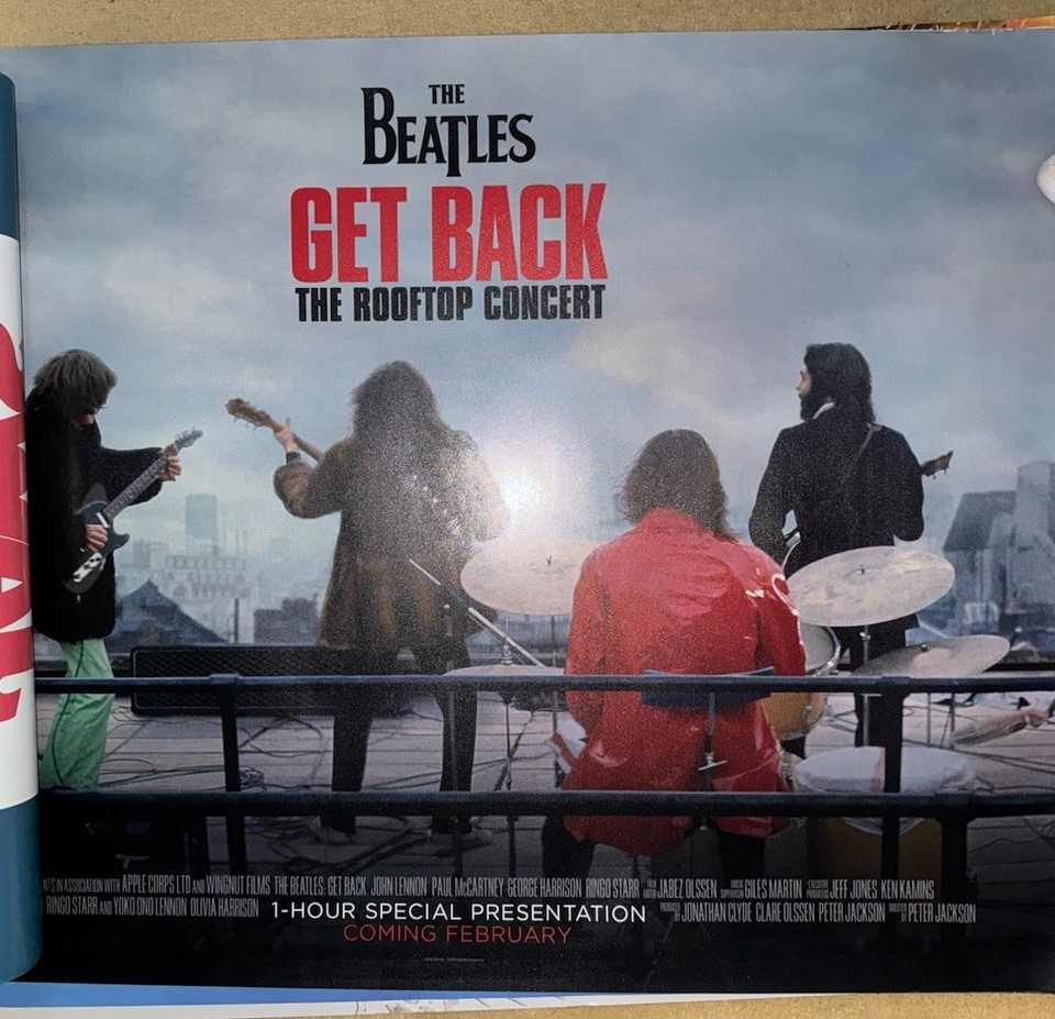 The Beatles Get Back: The Rooftop Concert UK Quad Cinema Poster | eBay