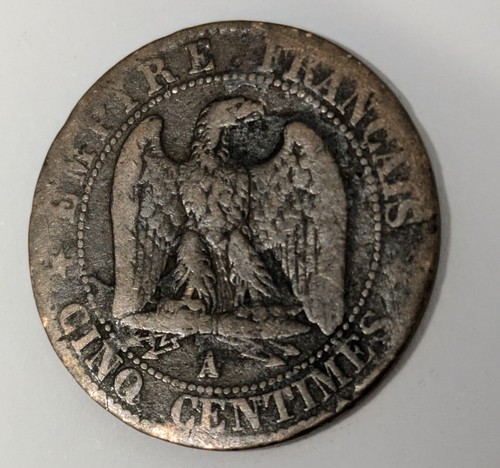 French 19c 1853-1897 5 Centimes Coin(s) Napoleon III/3rd Rep - Choose ...