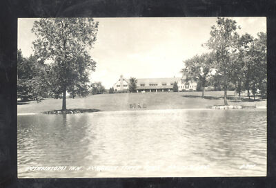 RPPC ANGOLA INDIANA POKAGON STATE PARK RESORT VINTAGE REAL PHOTO ...