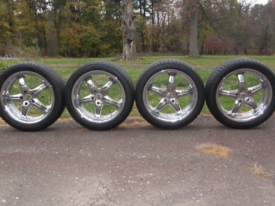 ANTERA LOMBARDIA 19" CHROME WHEELS RIMS 8JX19 H2 ET18 WITH CONTINENTAL ...
