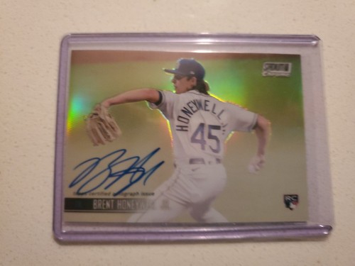 Brent Honeywell Jr 2021 Topps Stadium Club Chrome SCCAV-BH Rookie Auto ...