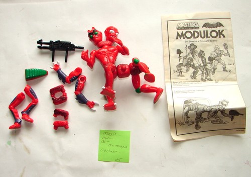 MOTU He-Man MODULOK vintage w acc Masters of the Universe 80's Mattel ...