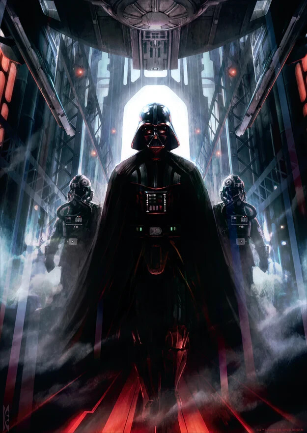 Star Wars Machines of Dominion Darth Vader Poster Print Art A3 11.7x16 ...