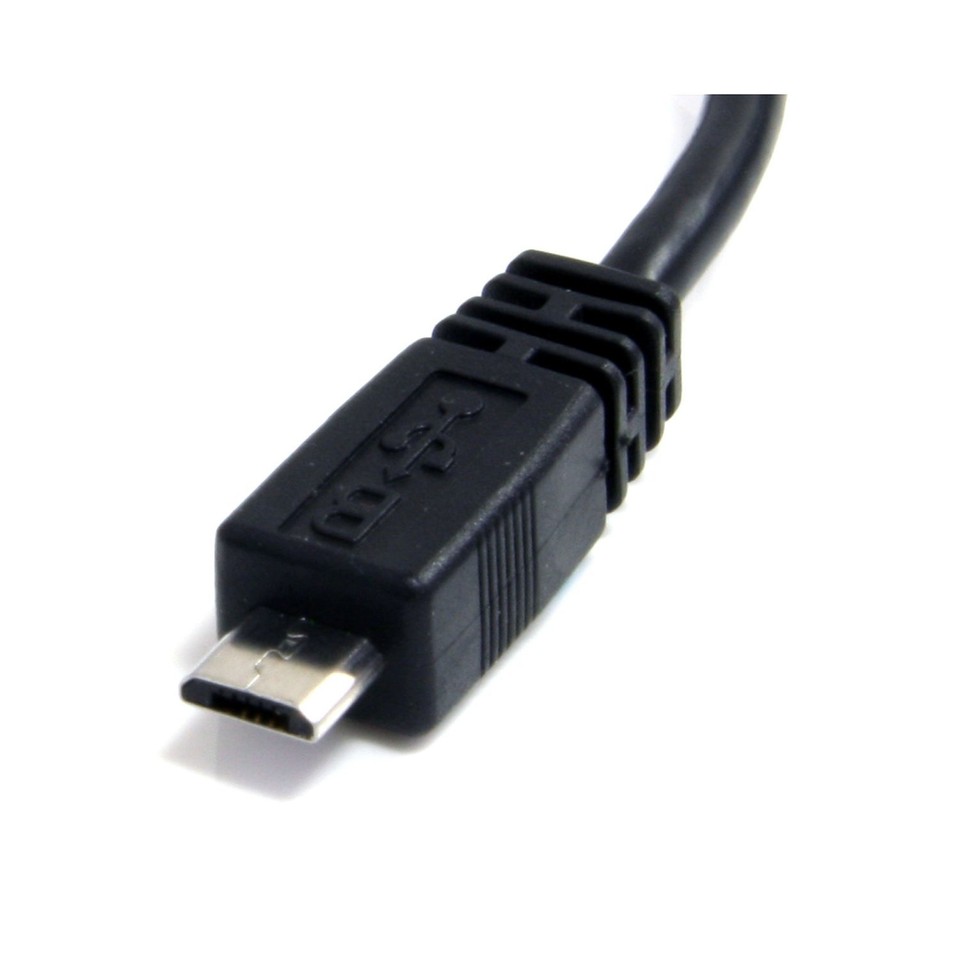 2 X Bendy & Durable Short 6inch Micro USB Charging & Sync Cable Cord ...
