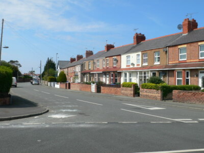 Photo 6x4 Terraced housing on Larkmount Road, Rhyl c2012 | eBay UK