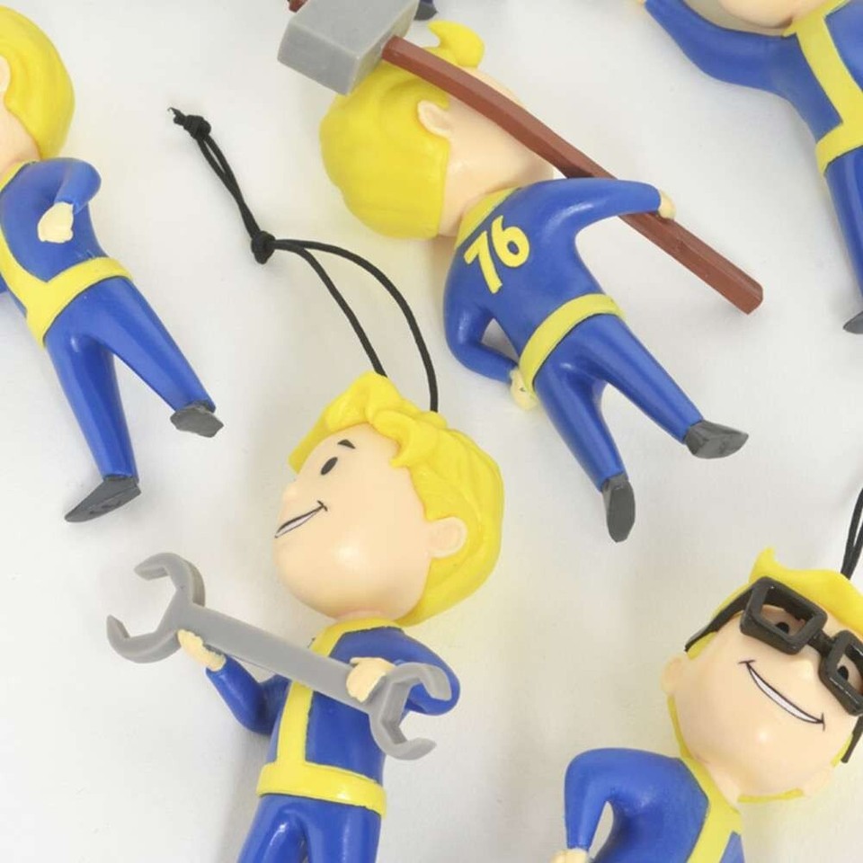 Official Fallout 76 Vault Boy Christmas Tree Decorations Ornaments 6 ...