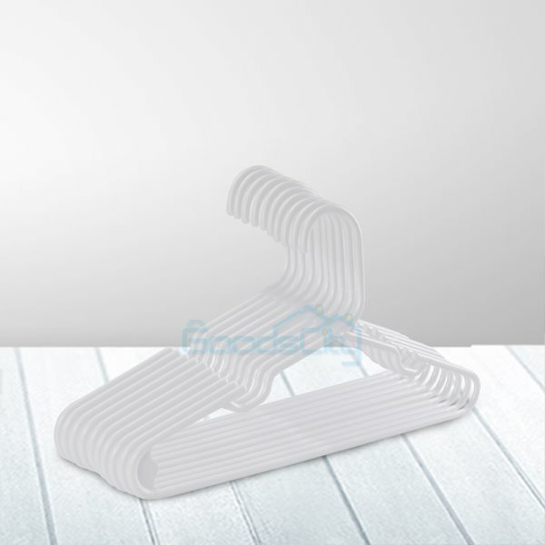Plastic Hangers Durable Small Stylish New in Pack of 50 & 100 Home For ...
