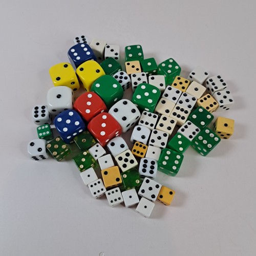 Vintage Dice Collection Various Sizes Colors Materials Lot Of 63 | eBay