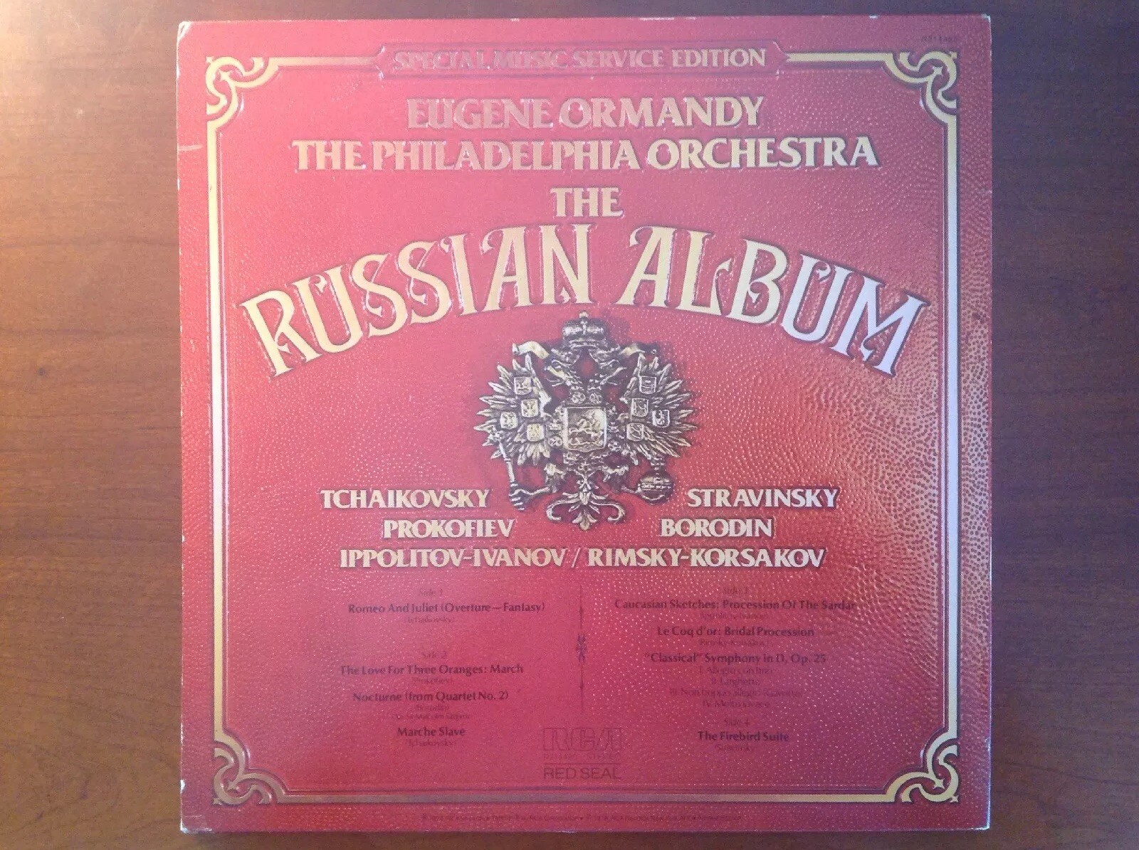 1976 Eugene Ormandy "The Russian Album" 2 LP Set - RCA Red Seal (R2-14480) | eBay