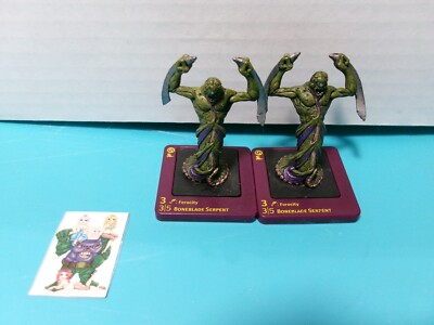 =Dreamblade Miniatures BASE SET Boneblade Serpent 79/96 2 Pieces = | eBay