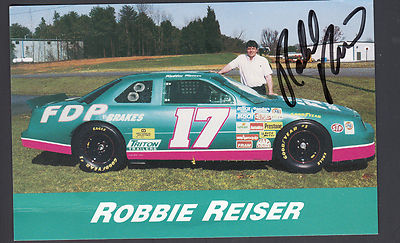 Robbie Reiser Autographed Fan Club Postcard #17 FDP Brakes | eBay
