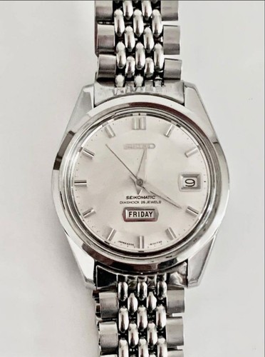SEIKO SEIKOMATIC Automatic Watch 26 Jewels Stainless Steel Mesh ...