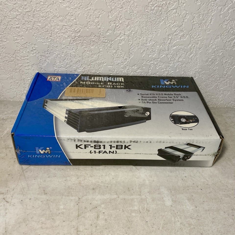 Kingwin Aluminum Mobile Rack KF-811-BK 1 Fan Serial ATARemovable Frame ...