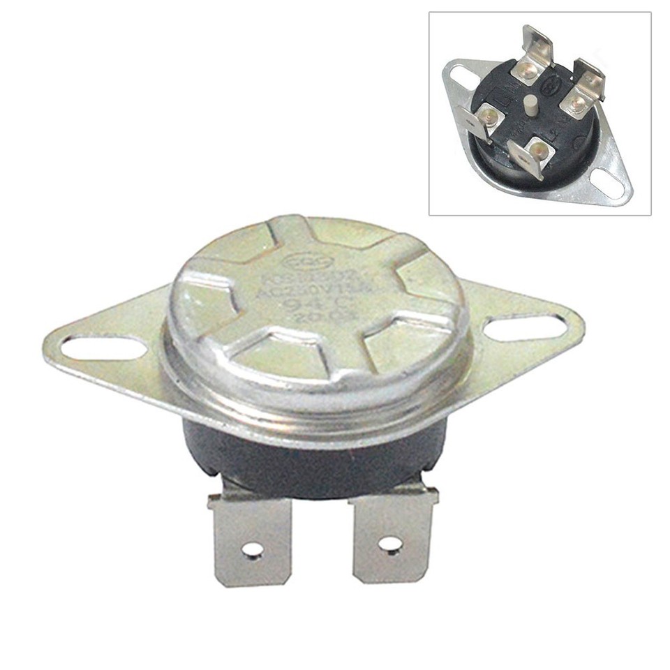 Brand New Thermal Control Switch Thermal Thermostat 94℃ Double Metal ...