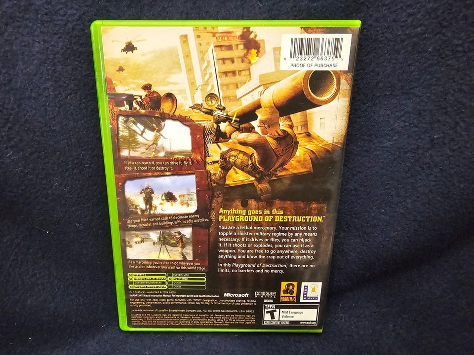 Mercenaries: Playground of Destruction (Microsoft Xbox, 2005) - Tested ...
