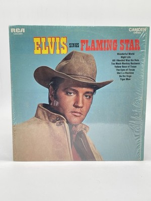 ELVIS PRESLEY SINGS FLAMING STAR 12" LP VG VINYL RECORD SHRINK RCA 1969 ...
