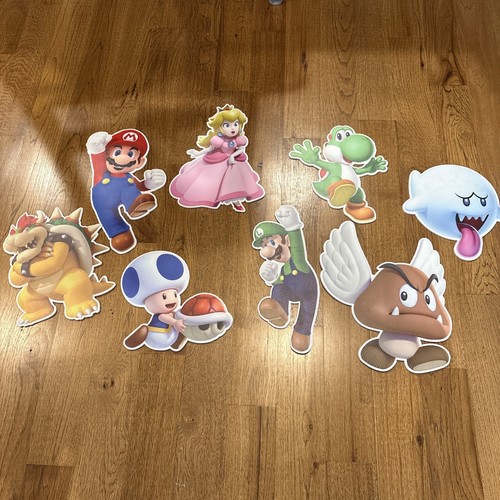 Mario Kart Cardboard Yard Signs Party Lot Of 8 (no Stakes) | eBay