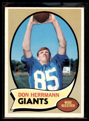 1970 Topps Don Herrmann RC #153 New York Giants | eBay