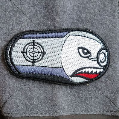 Flying bullet NRA Mario Super Subdued Army Tactical Badge Hook Patch ...