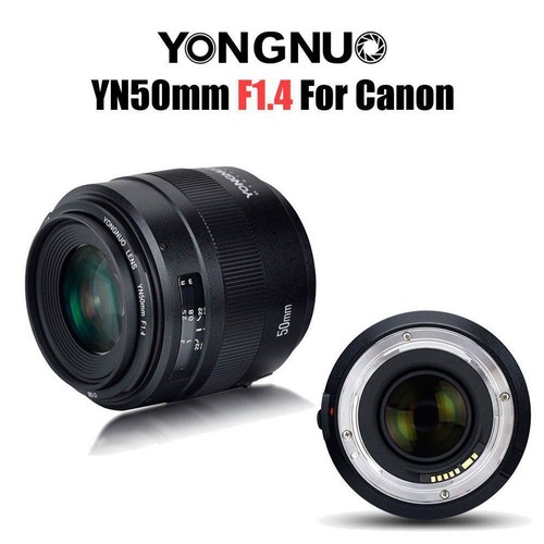 YONGNUO 50mm F1.4 Fixed Full-frame Auto Focus Large Lens for Canon ...