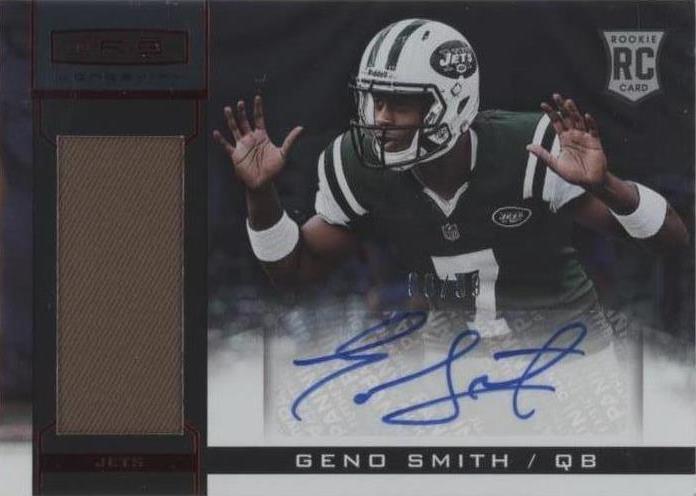 2013 Panini Rookies & Stars Longevity - Rookie Materials Geno Smith ...