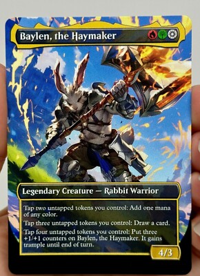Baylen, the Haymaker - Proxy Card with Custom designed art | eBay