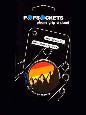 Authentic Swappable Top PopSockets Brown Peaks PopSocket Pop Socket ...