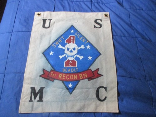 MODERN USMC MARINE 1 ST RECON BATTALION BAR READY ROOM FLAG | eBay
