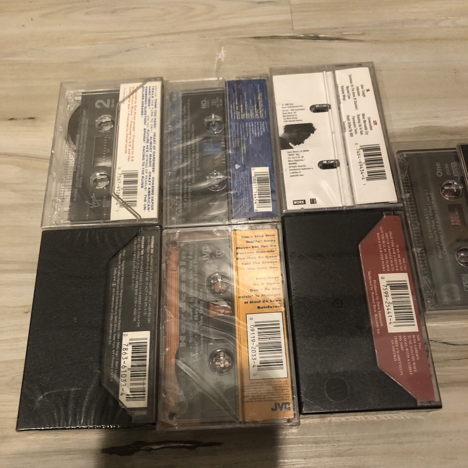 90s Pop Rock Lot Of 7 Cassettes NEW Eagle Eye Cherry Flipper Aye Straw ...