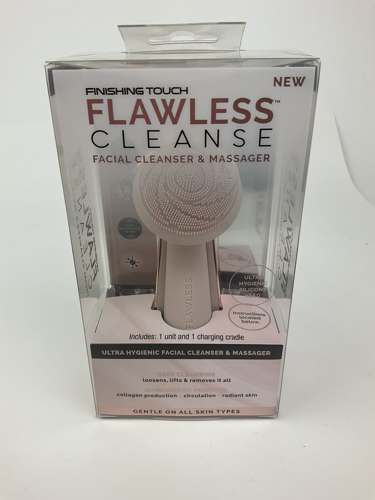 Finishing Touch Flawless Cleanse Facial Cleaner & Massager for sale ...