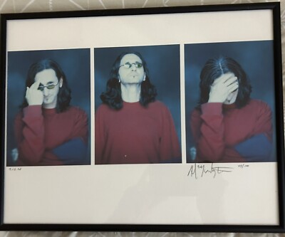 Rush Geddy Lee Photo Signed By Andrew MacNaughtan #44/100 Rare | eBay