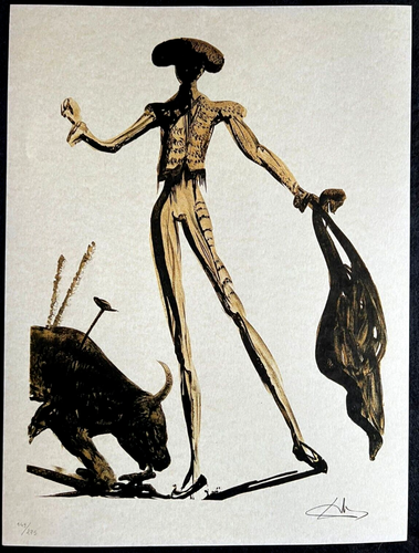 Salvador Dali Lithograph COA Signed In Pen Numbered In Pencil ...