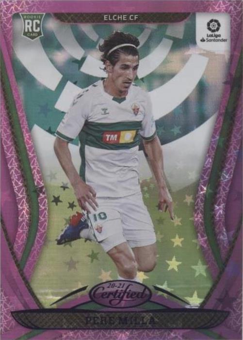 2020-21 Panini Chronicles - Certified La Liga Pere Milla #18 Purple ...