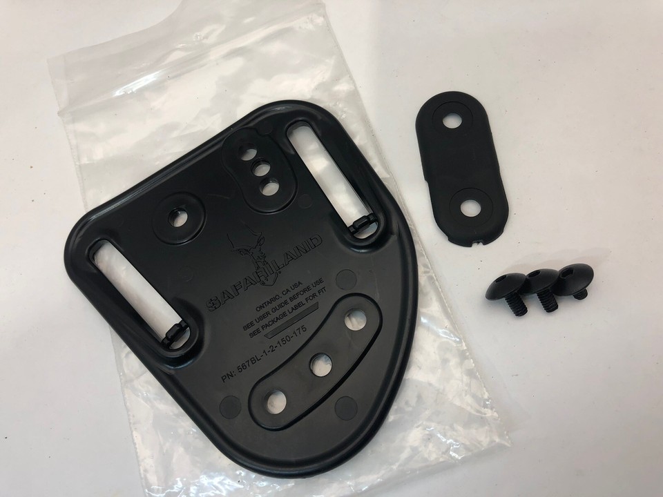 Safariland Belt Loop 567BL Black 3 Hole Pattern Holster 1.5" Belt | eBay