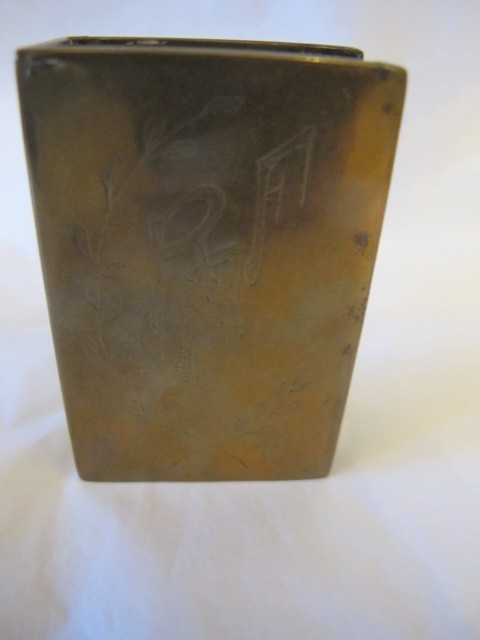 WW1 Trench Art Matchbox Holder Motteville France 1917-1919 | eBay UK