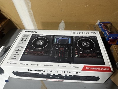 Numark Mixstream Pro Standalone DJ Controller – WiFi, Touchscreen, Box ...