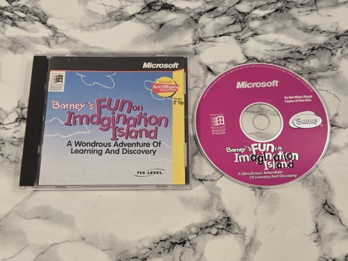Barney's Fun On Imagination Island - 7th Level (PC CD-ROM) -- Vintage ...