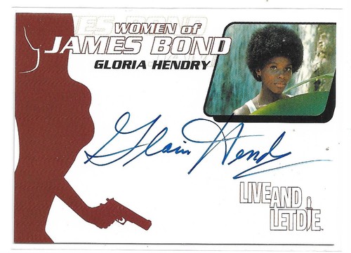 2002 Rittenhouse Women Of James Bond Gloria Hendry Autograph Card WA-5 ...