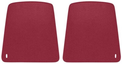 1967-70 Camaro, Firebird Bucket Seat Back Panels Red - Pair | eBay