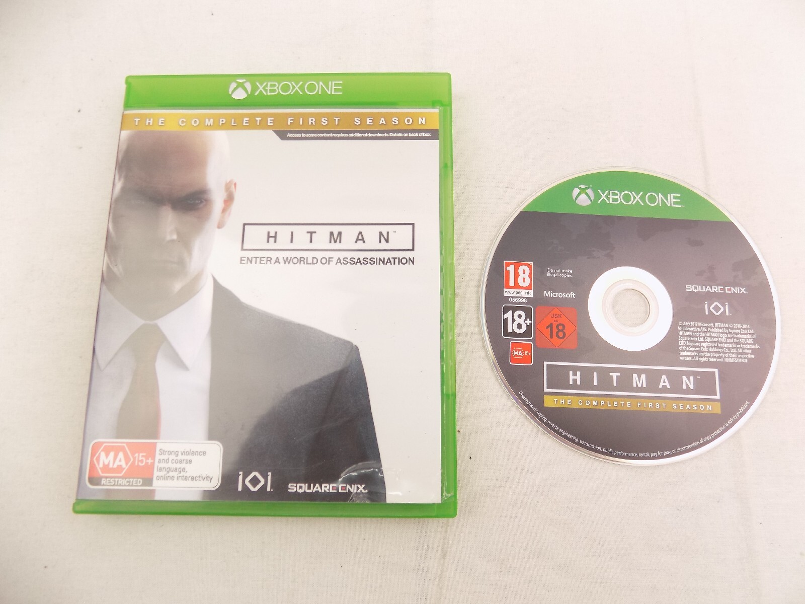 Mint Disc Xbox One Hitman the Complete First Season | eBay Australia