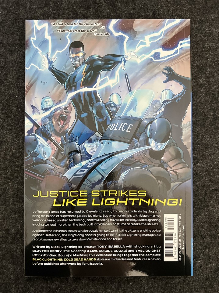 Black Lightning : Cold Dead Hands (DC Comics Dec 2018 Trade Paperback ...