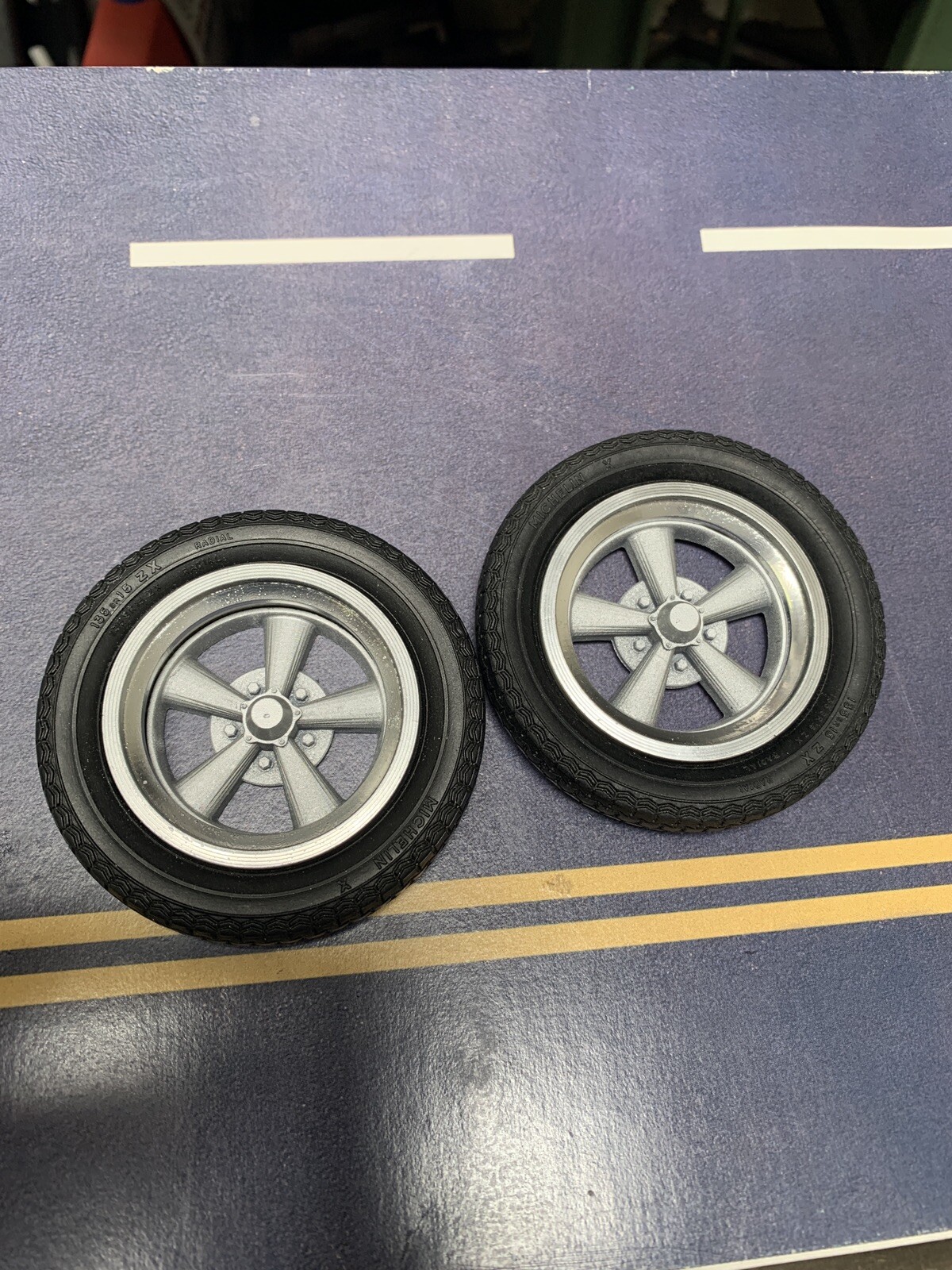 1:8 Torq Thrust early style front Runner wheels only(2). Tires not ...