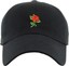 Rose Embroidery Dad Hat Baseball Cap Unconstructed Cotton | eBay